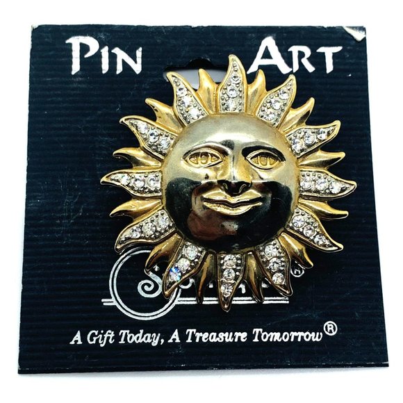 Spoontiques Pin Art | Jewelry | Spoontiques Pin Art Pewter Rhinestones ...
